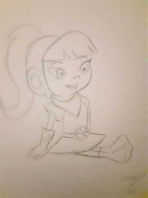 Atomic Betty Relaxing Her Hurting Feet By Cpuknightx1 On Deviantart