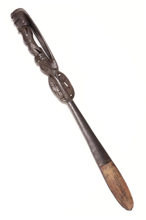 Sold At Auction Massim Trobriand Islands Lime Spatula