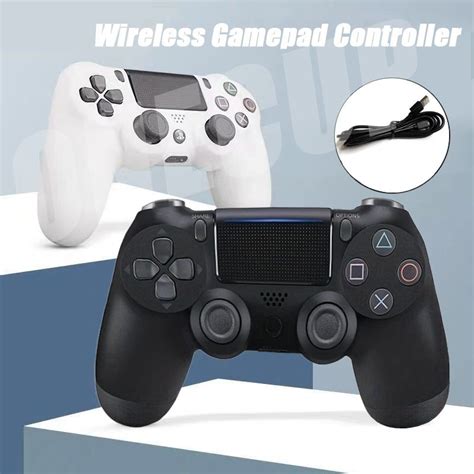 wireless game controller for pc p3 p4 twin double motor vibration
