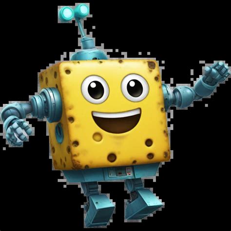 Bob Esponja Robot Bailando Emoji Ai Emoji Generator