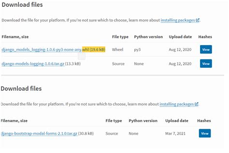 Cannot Install Pip Install Django Bootstrap Modal Forms Requst Whl
