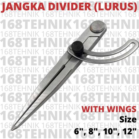 Jual Jangka Besi 6 Jangka Lurus Sayap 6 Inch Wing Compass Caliper 6