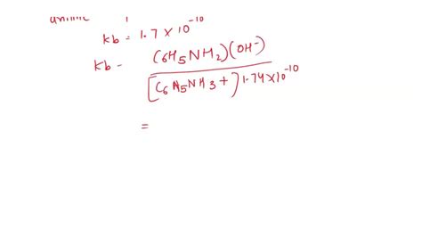 solved a buffered solution containing dissolved aniline c6h5nh2 and
