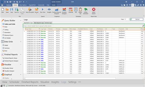 Navigating The Logs Bridgeworks Help Center
