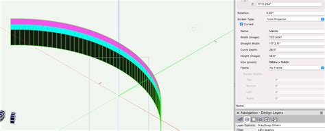 Openglshaded Trouble With Curved Screens Entertainment Vectorworks