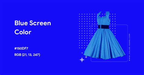 Blue Screen Color Hex Code Is 150df7