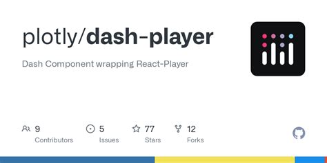 github plotly dash player dash component wrapping react player