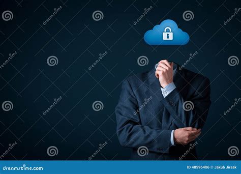 Cloud Computing Data Security Stock Photo Image Of Services Caucasian