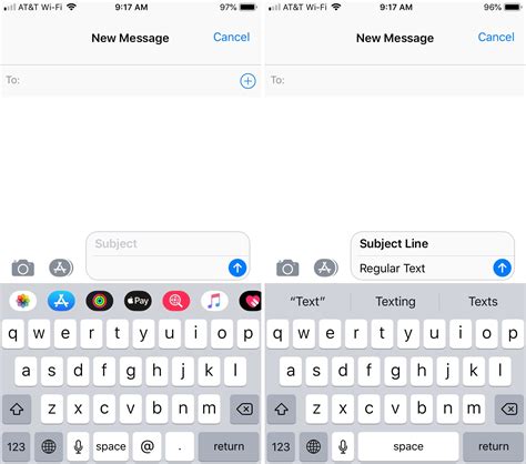 How To Add A Subject Line To Text Messages On Iphone And Ipad