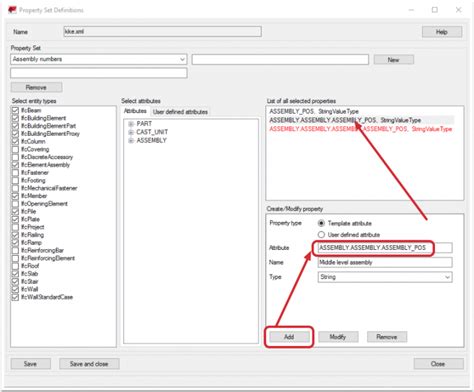 How Do I Add Higher Level Assembly Numbers To Exported Ifc Parts Trimble User Assistance