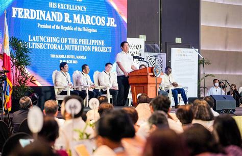 Pbbm Admin Launches Ph Multisectoral Nutrition Project To Promote Health Good Nutrition