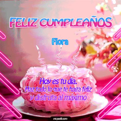 Feliz Cumplea Os Iii Flora