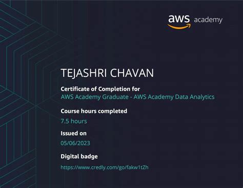 Im Happy To Share That Ive Obtained A New Certification Aws Academy