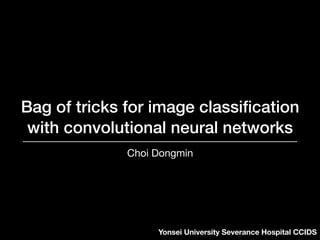 Bag Of Tricks For Image Classification With Convolutional Neural Networks Review Cdm PPT