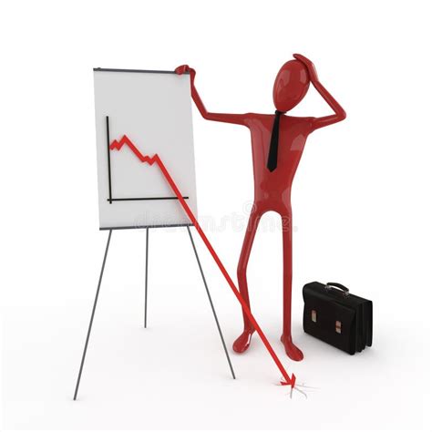 Dummy And Financial Chart Stock Illustration Illustration Of Concept