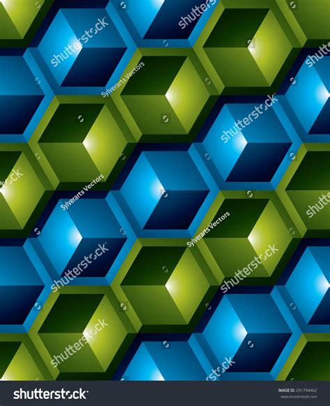 Futuristic Continuous Multicolored Pattern Illusive Motif Stock Vector Royalty Free 291794462