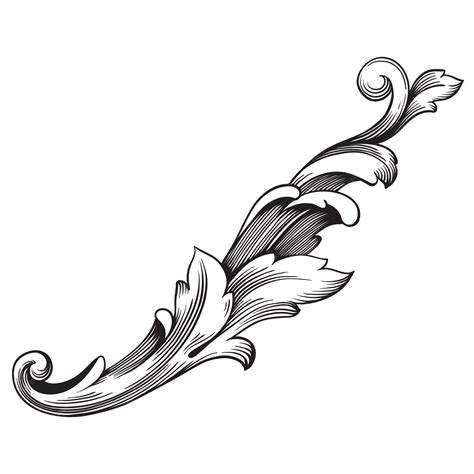 Premium Vector Classical Baroque Of Vintage Element Decorative