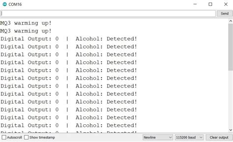 Interface Mq3 Alcohol Sensor Module With Arduino