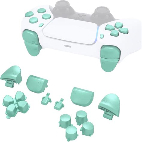 Extremerate Replacement D Pad R1 L1 R2 L2 Triggers Share Options Face Buttons Metallic Vista