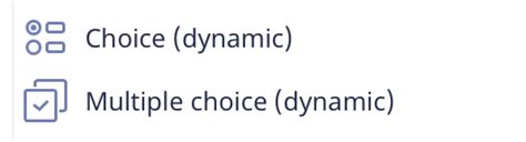A Question About Choice And Multiple Choice Get Help Ninox Community
