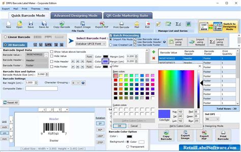 Watch Barcode Label Software Corporate Edition Screenshots Retaillabelsoftware