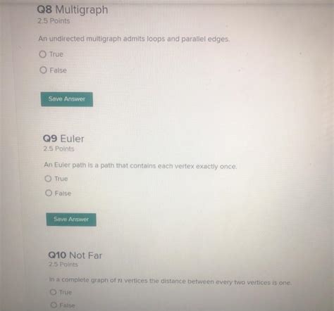 solved q8 multigraph 2 5 points an undirected multigraph