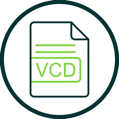 Vcd File Format Line Circle Icon Design 43626357 Vector Art At Vecteezy
