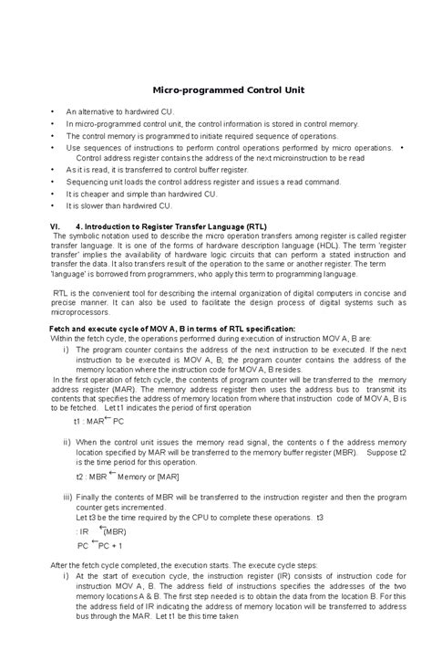 Micro Programmed Control Unit • In Micro Programmed Control Unit The