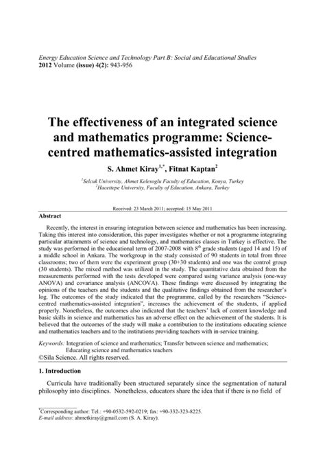 Math In Science Integrated Science Worksheet 36 Answers