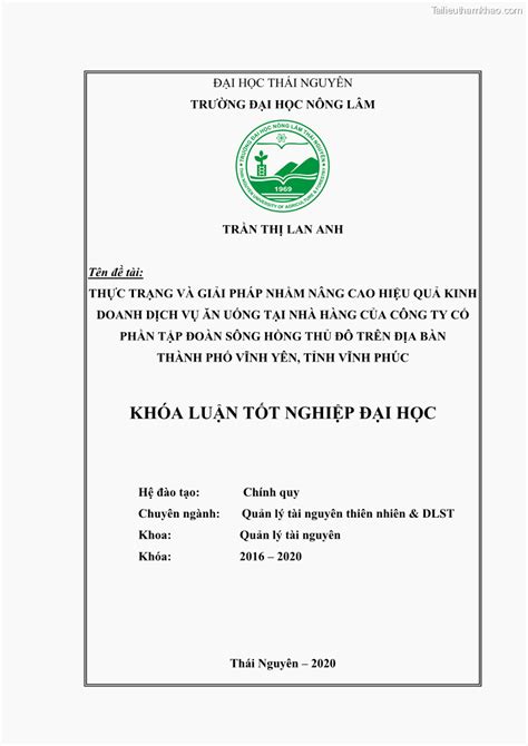 Khóa luận tốt nghiệp đại học Thực trạng và giải pháp nhằm nâng cao hiệu quả kinh doanh dịch vụ