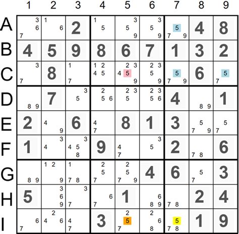 Sudoku Algorithms - X-Chains Elimination - PuzzleMystery.com