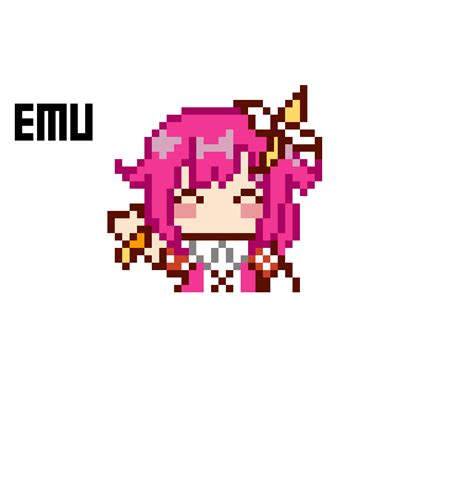 Emu Otori From Project Sekai Pixel Art