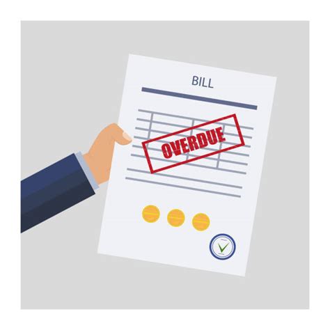 280 Overdue Bill Icon Stock Illustrations Royalty Free Vector