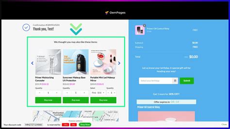 Shopify Post Purchase Upsell Design Strategy [2025] Gempages