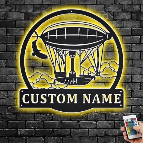 Steampunk Blimp Ship Decor Etsy