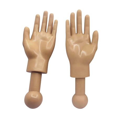 Tiny Hands Left And Right Hands Tan Free Shipping