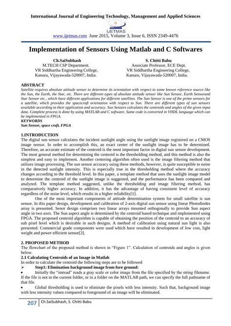 pdf implementation of sensors using matlab and c softwares · same