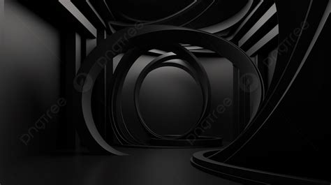 Minimalistic Black Abstract Background In 3d Rendering, Minimal Scene ...