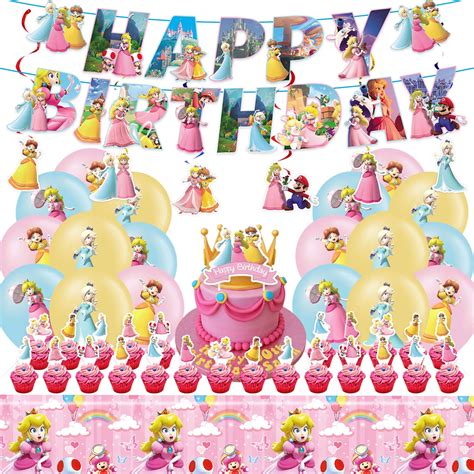 Mua Mario Princess Peach Birthday Party Supplies Mario Princess Peach