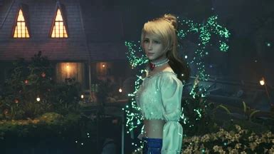 Aerith Romantic Denim Outfit At Final Fantasy VII Remake Nexus Mods And Community