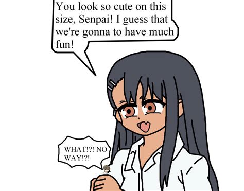 Nagatoro With Shrunken Senpai By Ultra Shounen Kai Z On Deviantart