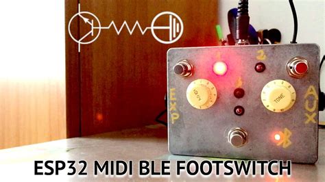 esp32 bluetooth low energy midi footswitch youtube