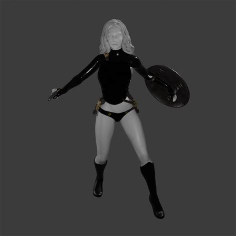 3d Printable Sexy Warrior By Stanley