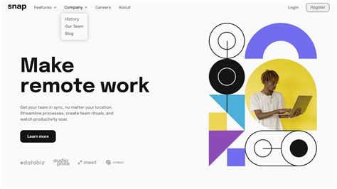 GitHub LiyanNguyen Intro Section Dropdown A Modern Introduction Web Page With Top Navigation
