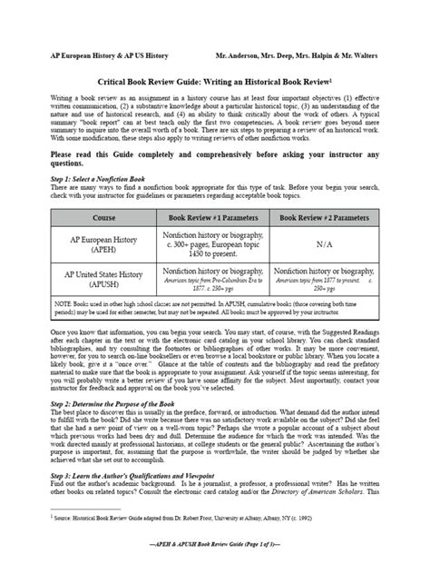 Book Review Guide Download Free Pdf Books Citation