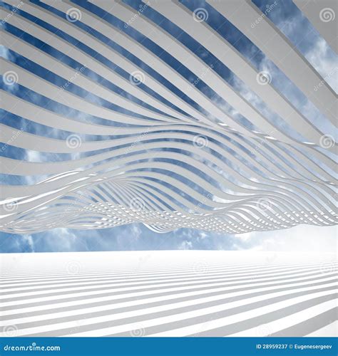 Abstract Architecture 3d Background Stock Illustration Illustration Of Abstraction Landscape