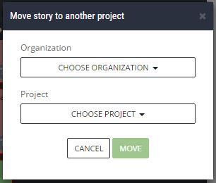 Move Product Backlog Item To Other Project