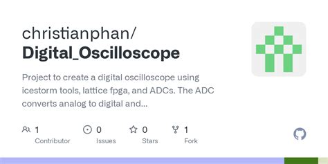 GitHub Christianphan Digital Oscilloscope Project To Create A Digital Oscilloscope Using