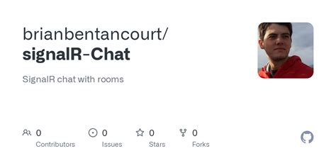 github brianbentancourt signalr chat signalr chat with rooms