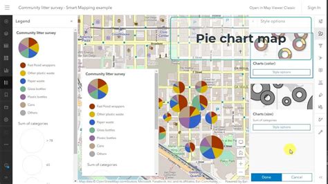 how to make a map in 1 minute making a pie chart map in arcgis online